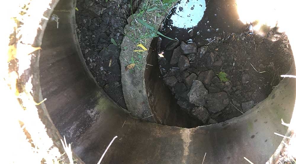 Reset Inlet Structure for Stormwater Pond | Vermont Utility Management ...